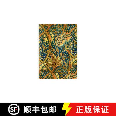 【3-4周达】Morris Windrush (William Morris) A6 Lined Cahier [9781408763018]
