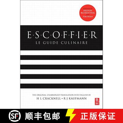 【3-4周达】精装 Escoffier: Le Guide Culinaire [9780080967721]