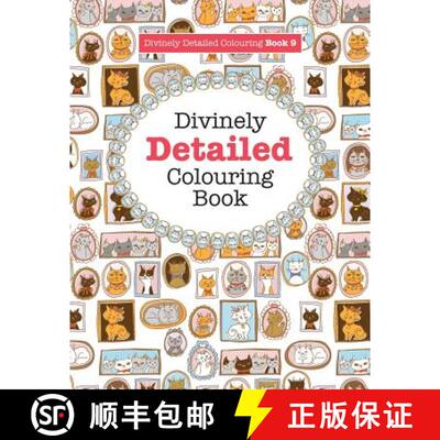 【3-4周达】Divinely Detailed Colouring Book 9 [9781785951121]