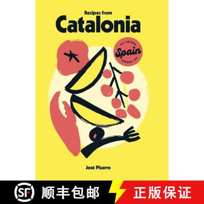 【3-4周达】精装 Recipes from Catalonia [9781784887735]