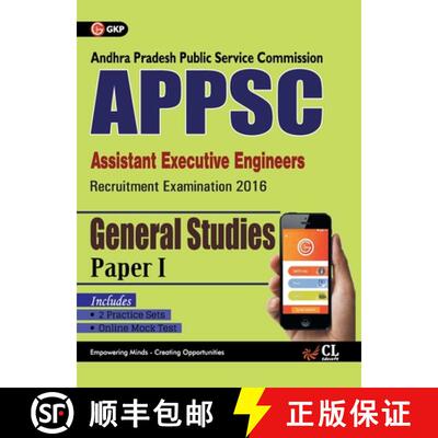 【3-4周达】APPSC (Assistant Executive Engineers) General Studies Paper I Includes 2 Mock Tests [9789351450290]