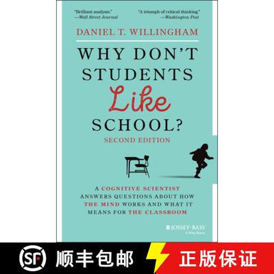 【3-4周达】为什么学生不喜欢学校 Why Don't Students Like School? A Cognitive Scientist Answers Questio... [9781119715665]