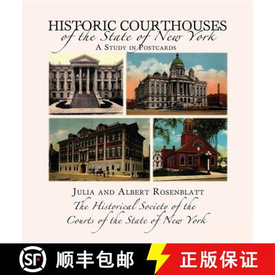 【3-4周达】Historic Courthouses of the State of New York [9781596522008]