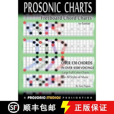 预订 Fretboard Chord Charts for Guitar [9780988963962]