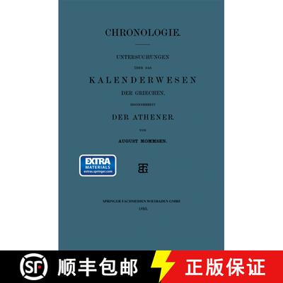 【3-4周达】Chronologie: Untersuchungen UEber Das Kalenderwesen Der Griechen, Insonderheit Der Athener [9783663156246]