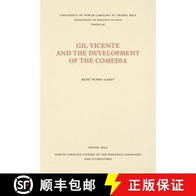 预订 Gil Vicente and the Development of the Comedia [9780807892343]
