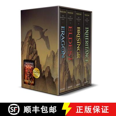 【3-4周达】The Inheritance Cycle 4-Book Trade Paperback Boxed Set: Eragon; Eldest; Brisingr; Inheritance [9780449813225]