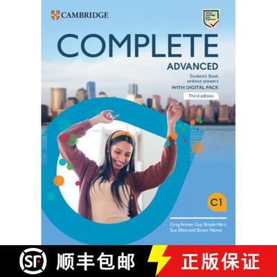 【3-4周达】Complete Advanced Student's Book Without Answers with Digital Pack [With eBook] [9781009162333]