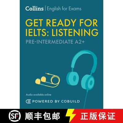 【3-4周达】Get Ready for Ielts Listening (Incl. Audio): Ielts 4+ (A2+) [9780008765422]