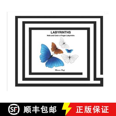 【3-4周达】Labyrinths: Walk and Color a Finger Labyrinth(c) [9780578817248]