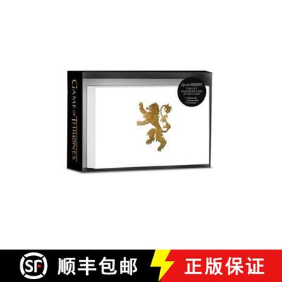 【3-4周达】Game of Thrones: House Lannister Foil Gift Enclosure Cards [9781683836681]