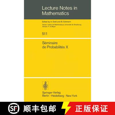 【3-4周达】Sa(c)Minaire de Probabilita(c)S X: Universita(c) de Strasbourg [9783540076810]