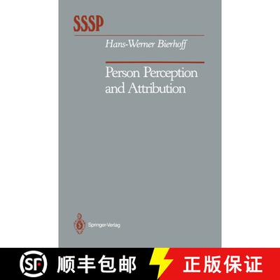 【3-4周达】Person Perception and Attribution [9783642741326]