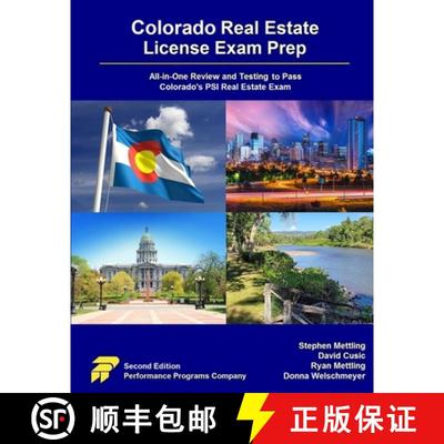 【3-4周达】Colorado Real Estate License Exam Prep: All-in-One Review and Testing to Pass Colorado's P... [9781965482216]