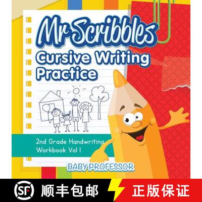 【3-4周达】Mr Scribbles - Cursive Writing Practice | 2nd Grade Handwriting Workbook Vol 1 [9781683055426]