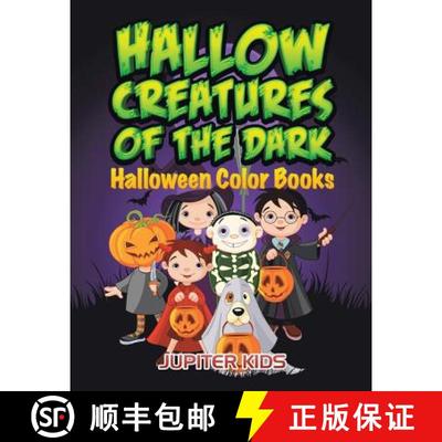 【3-4周达】Hallow Creatures Of The Dark: Halloween Color Books [9781683052302]