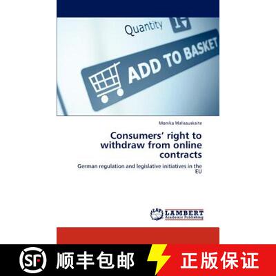 预订 Consumers' right to withdraw from online contracts [9783848485819]