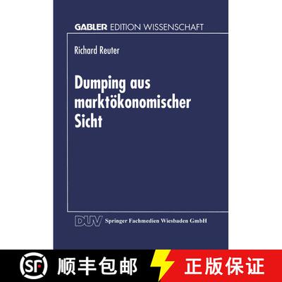 【3-4周达】Dumping Aus Marktoekonomischer Sicht [9783824463299]
