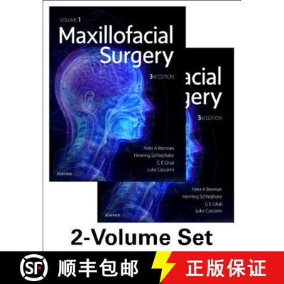 【3-4周达】精装 Maxillofacial Surgery: 2-Volume Set [9780702060564]