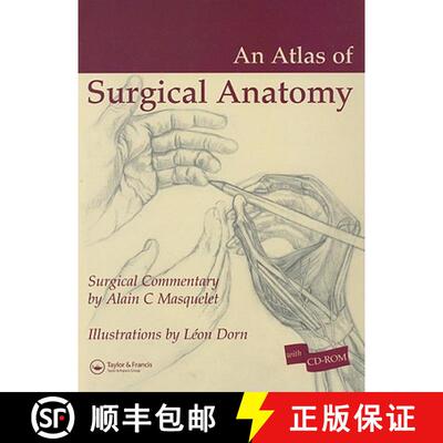 【3-4周达】精装 Atlas of Surgical Anatomy [With CDROM] [9781841844053]