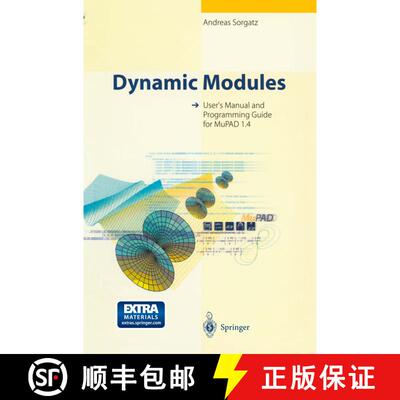 【3-4周达】Dynamic Modules: User's Manual and Programming Guide for Mupad 1.4 [With *] [9783540650430]