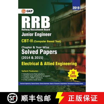 【3-4周达】RRB 2019 - Junior Engineer CBT II 30 Sets : Chapter-Wise & Year-Wise solved Papers (2014 &... [9789389310207]