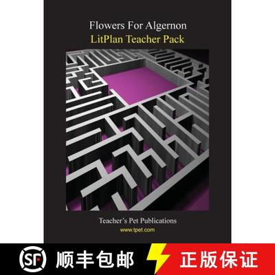 【3-4周达】Litplan Teacher Pack: Flowers for Algernon [9781602491649]