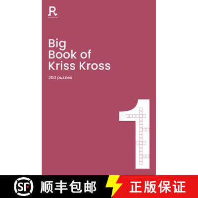 【3-4周达】Big Book of Kriss Kross Book 1: A Bumper Kriss Kross Book for Adults Containing 300 Puzzles [9781913602413]