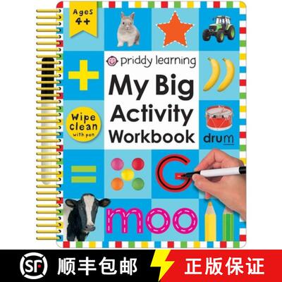 【3-4周达】Wipe Clean My Big Activity Work Book [9781843325772]