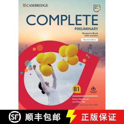 【3-4周达】Complete Preliminary Student's Book with Answers with Online Practice: For the Revised Exa... [9781108525244]