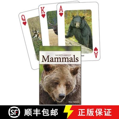 【3-4周达】Mammals of the Northwest Playing Cards [9781591933892]
