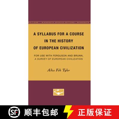 【3-4周达】A Syllabus for a Course in the History of European Civilization: For Use with Ferguson and... [9780816672141]