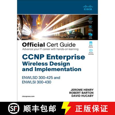 【3-4周达】CCNP Enterprise Wireless Design ENWLSD 300-425 and Implementation ENWLSI 300-430 Official ... [9780136600954]