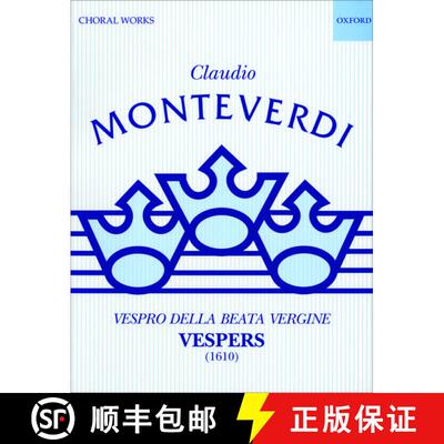 【3-4周达】Vespers (1610): Performing Score (Performing score) [9780193375888]