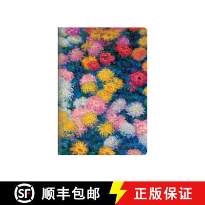 【3-4周达】Monet’s Chrysanthemums A5 Unlined Cahier [9781408762721]