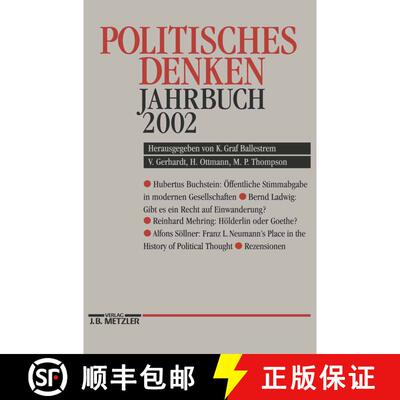 【3-4周达】精装 Politisches Denken Jahrbuch 2002 [9783476018267]