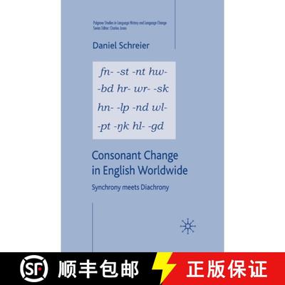 【3-4周达】Consonant Change in English Worldwide : Synchrony Meets Diachrony (1st ed. 2005) [9781349546848]