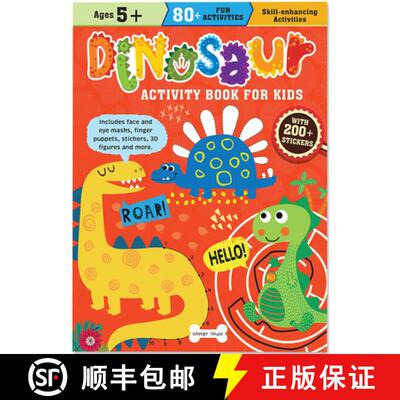 【3-4周达】Dinosaur Activity Book for Kids [9789358563566]