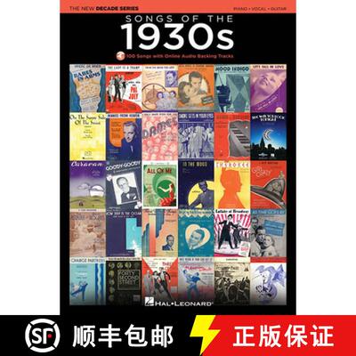 【3-4周达】Songs of the 1930s: The New Decade Series with Online Play-Along Backing Tracks [9781495000263]