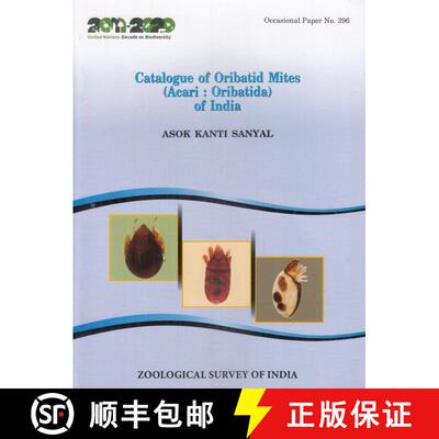 预订 Catalogue of Oribatid mites (Acari: Oribatida) of India [9788181715173]