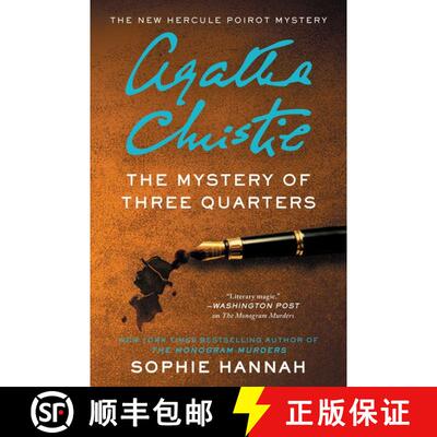 【3-4周达】The Mystery of Three Quarters: The New Hercule Poirot Mystery [9780062863652]