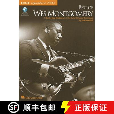 【3-4周达】Best of Wes Montgomery Guitar Improvisation Songbook for Jazz Guitarists Signature Licks M... [9780634009020]