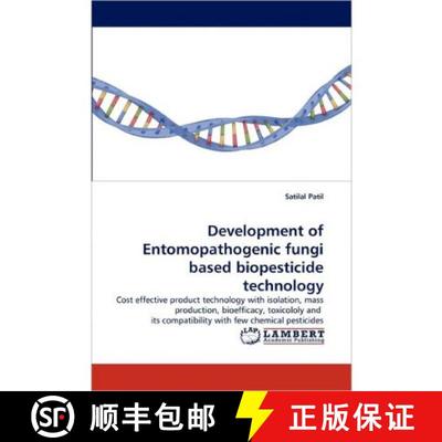 预订 Development of Entomopathogenic Fungi Based Biopesticide Technology [9783843392822]