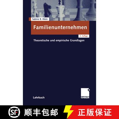 【3-4周达】Familienunternehmen : Theoretische und empirische Grundlagen (2., überarb. Auflage 2004) ... [9783409217033]
