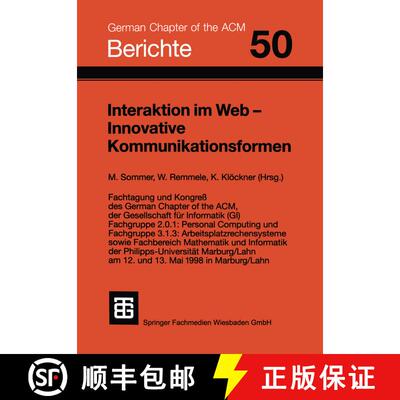 【3-4周达】Interaktion Im Web -- Innovative Kommunikationsformen [9783519026914]