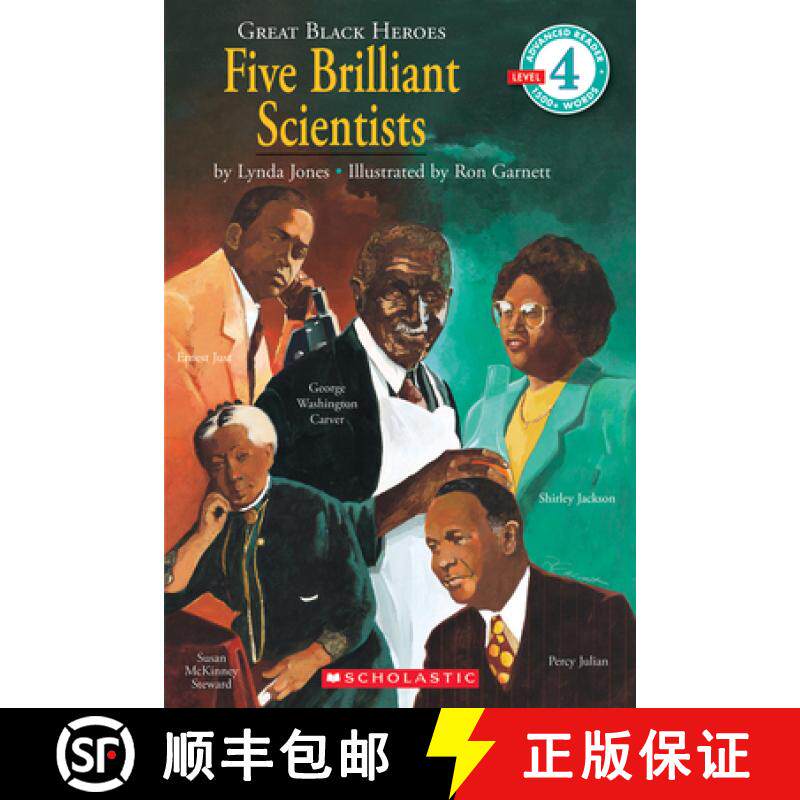 【2-3周达】Great Black Heroes: Five Brilliant Scientists (Scholastic Reader ...