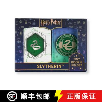 【3-4周达】Harry Potter: Slytherin Tiny Book and Pin Set [9798337403311]