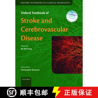 【3-4周达】精装 牛津中风与脑血管疾病教材 Oxford Textbook of Stroke and Cerebrovascular Disease with A... [9780199641208]