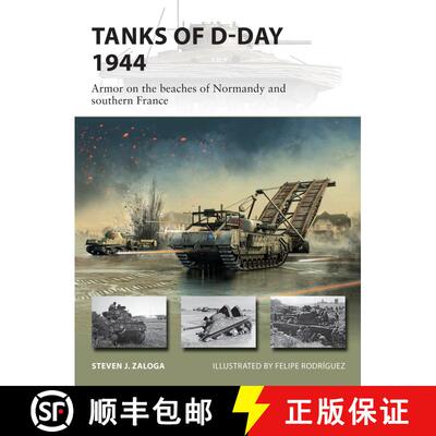 【3-4周达】Tanks of D-Day 1944: Armor on the beaches of Normandy and southern France [9781472846648]