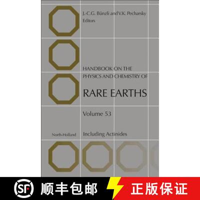 【3-4周达】精装 Handbook on the Physics and Chemistry of Rare Earths, Volume 53: Including Actinides [9780444641571]